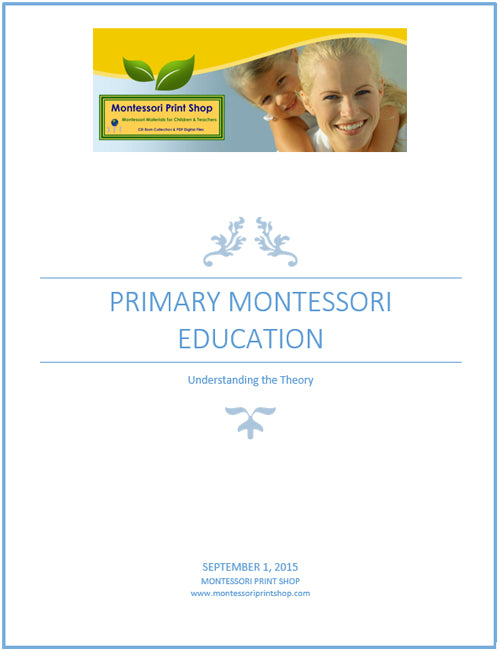 Primary Montessori Teaching Manuals - Montessori Print Shop