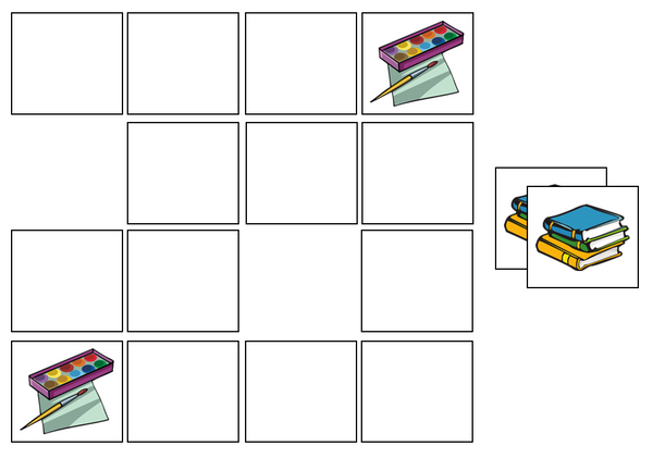 School Match-Up & Memory Game - Montessori Print Shop Digital Download